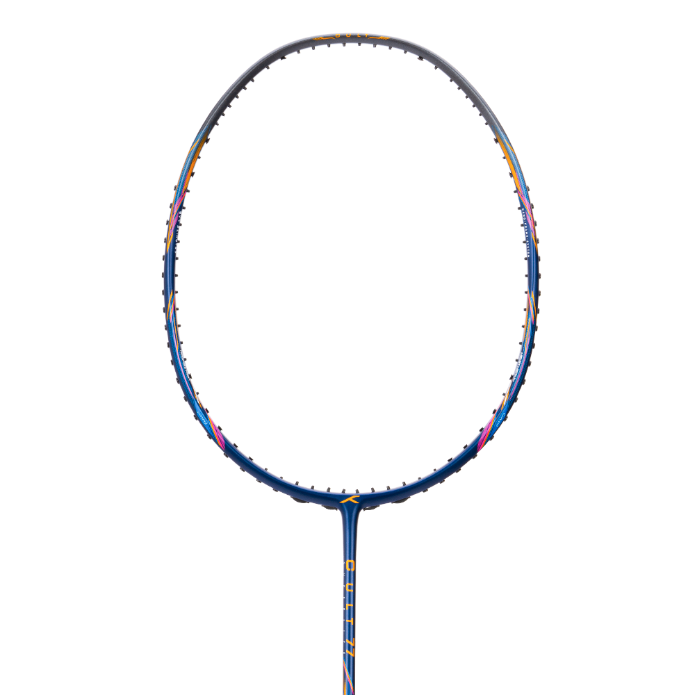 Hundred Cult 77 Superlite Badminton Racket (Navy/Grey)