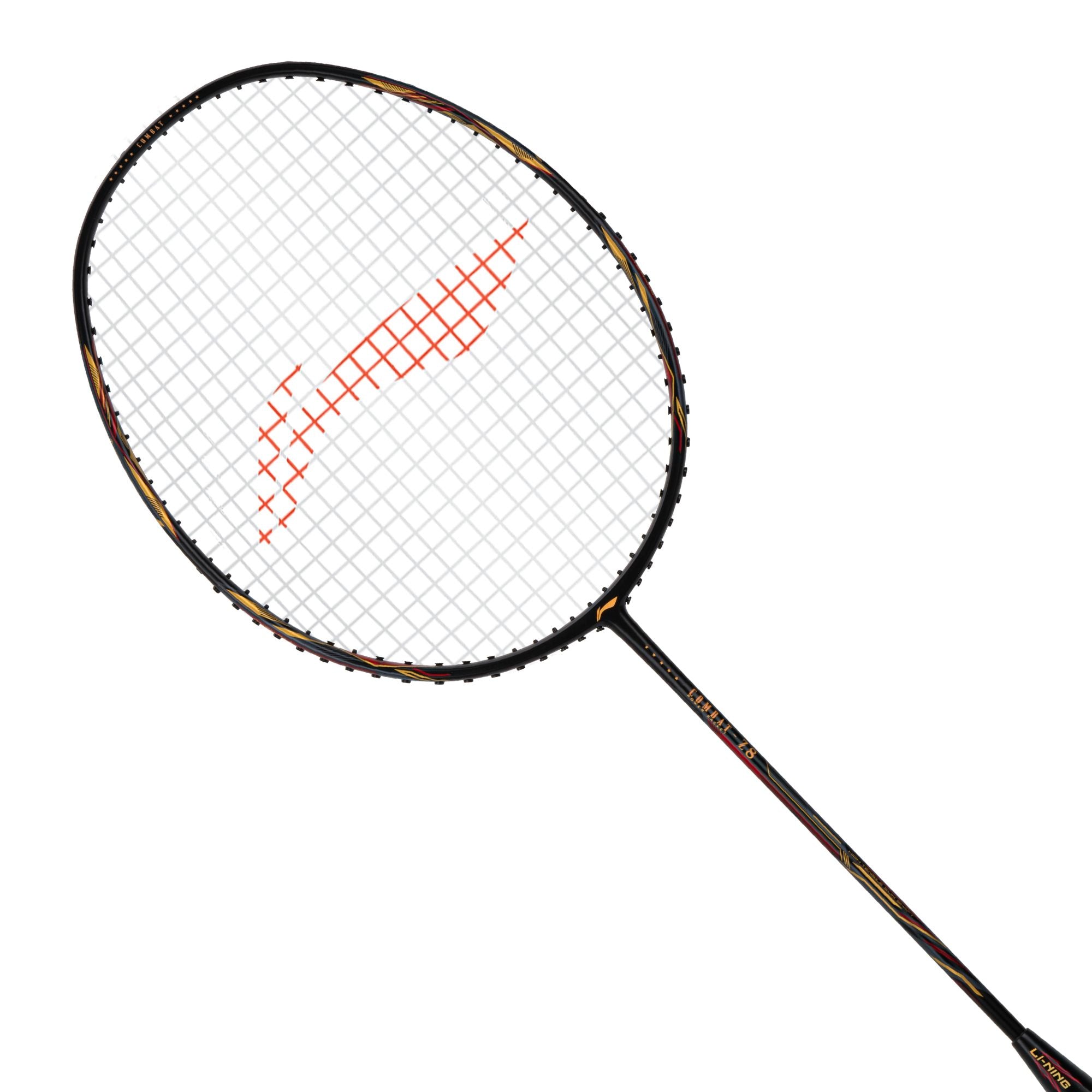 Li-Ning Combat Z8 Racket (Black/Gold/Red) - 80 Grams