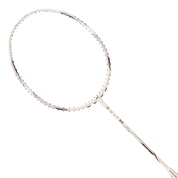 Hundred Cult 82 Superlite Badminton Racket (Cream White)